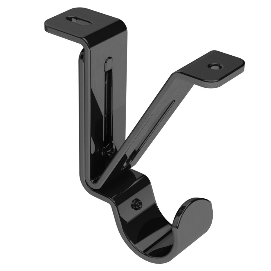 28mm Swish Elements Top Fix Bracket - Graphite – Interiors Online UK Ltd